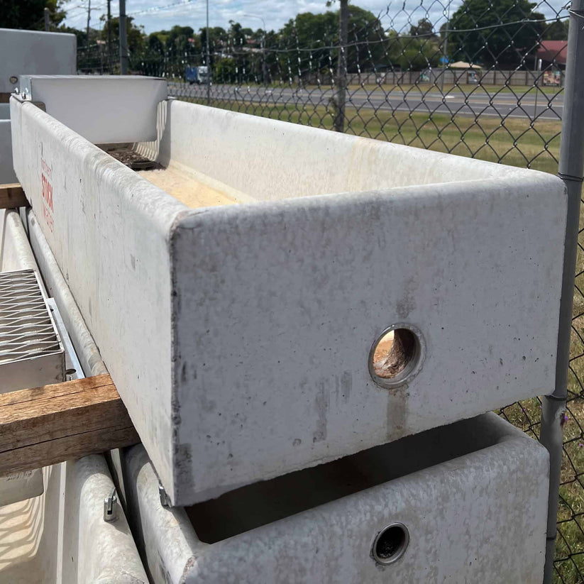 Durable Concrete Sheep Trough with Lid for Farmers – Austral Ag